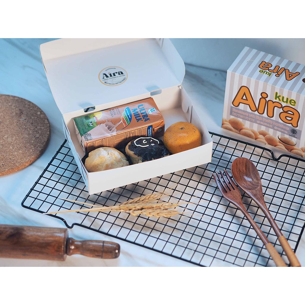 Snack Box dengan Buah dan Susu UHT by AIRA | e-Order